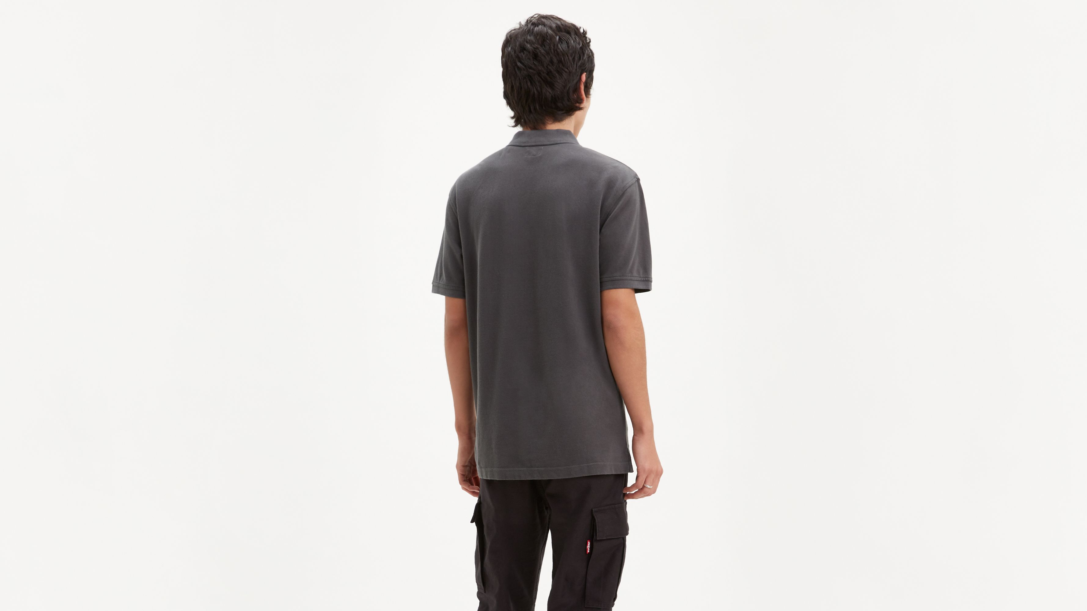 Levi's® Chest Logo Polo Shirt - Grey | Levi's® US